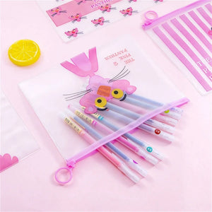Pink Panther Transparent Zipper Pouch